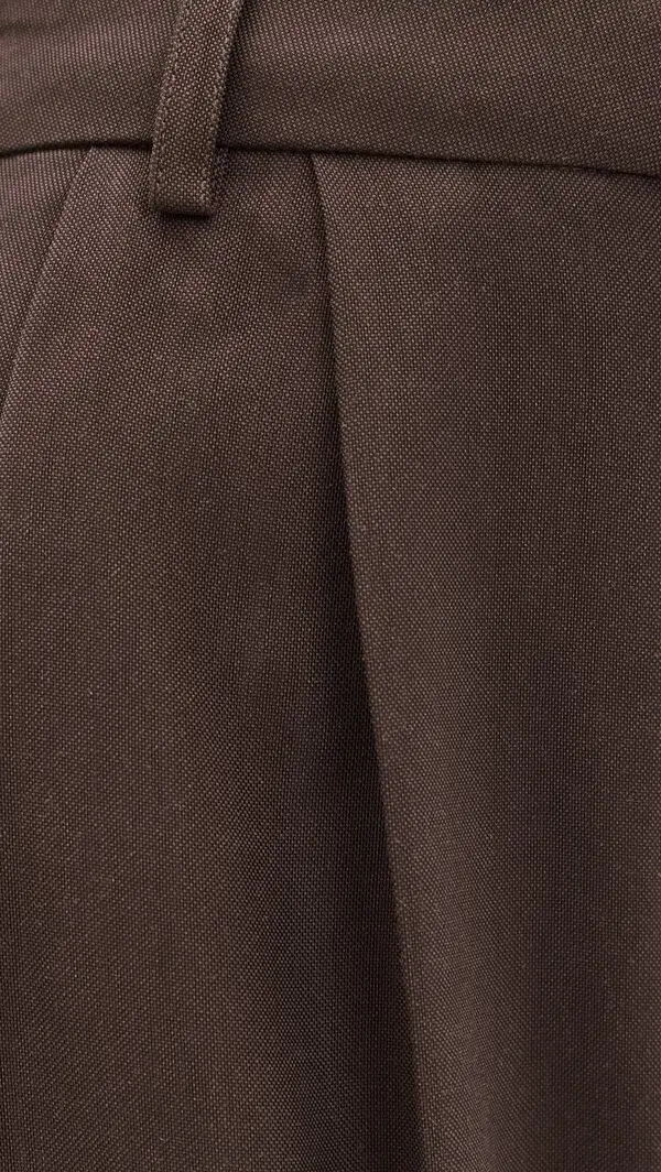IRO PARIS Helis Trousers - Dark Brown