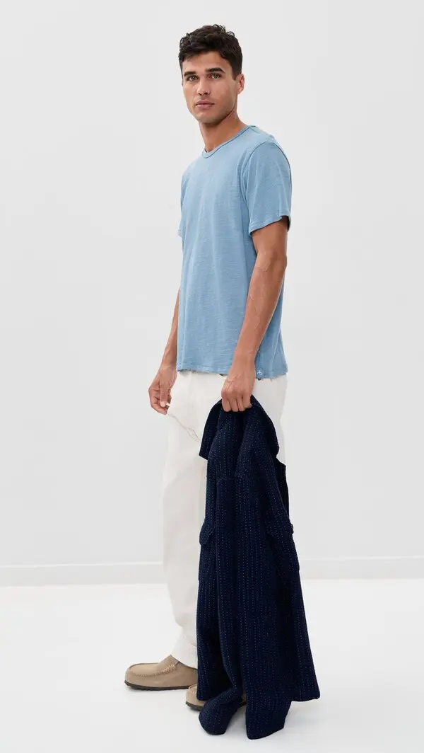 Rag & Bone Classic Flame Tee - Fogbl