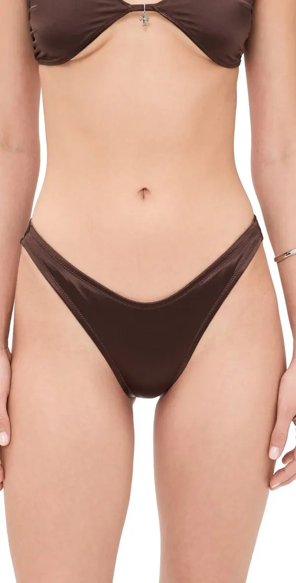 Lioness Lila Bikini Bottom - Chocolate