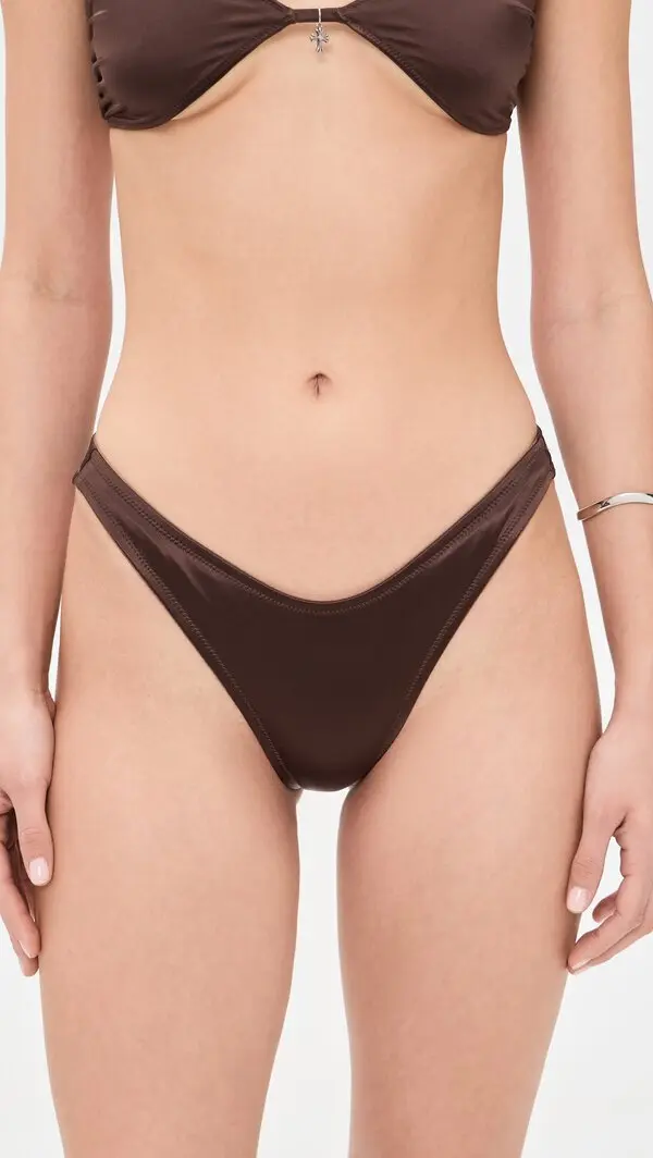 Lioness Lila Bikini Bottom - Chocolate