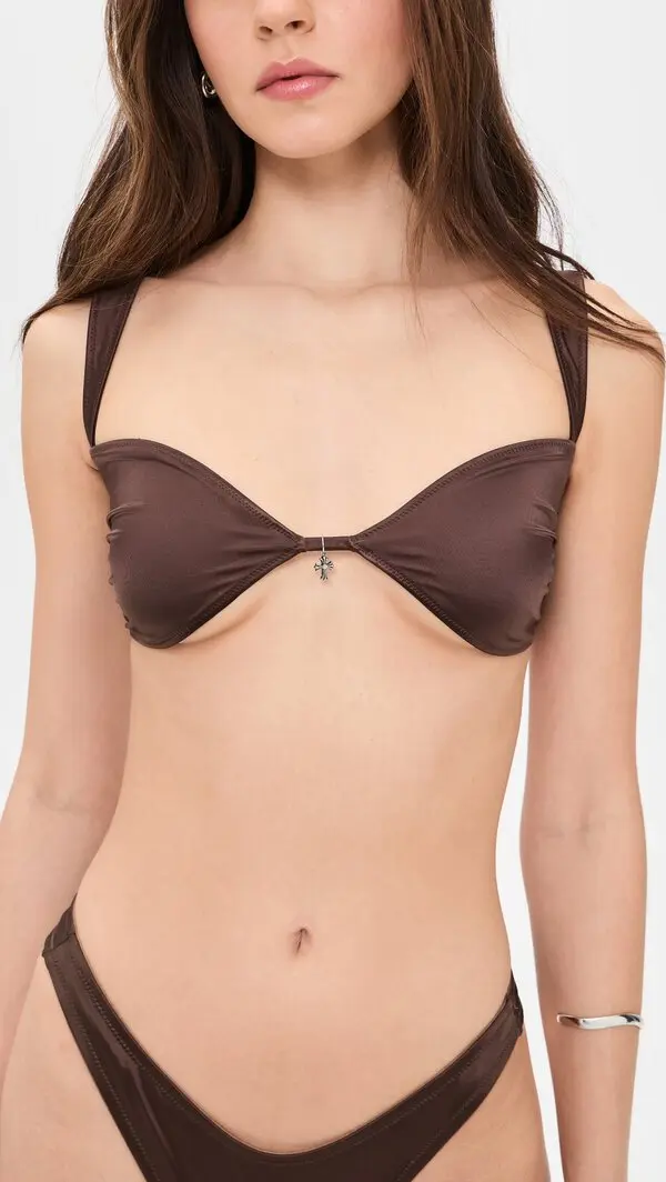 Lioness Lila Bikini Top - Chocolate