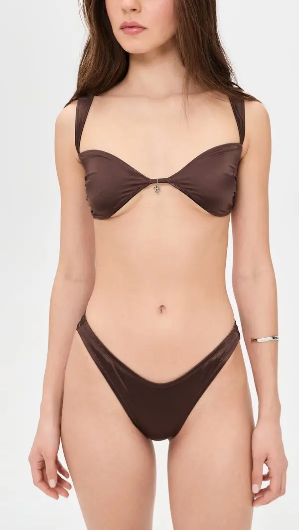 Lioness Lila Bikini Top - Chocolate