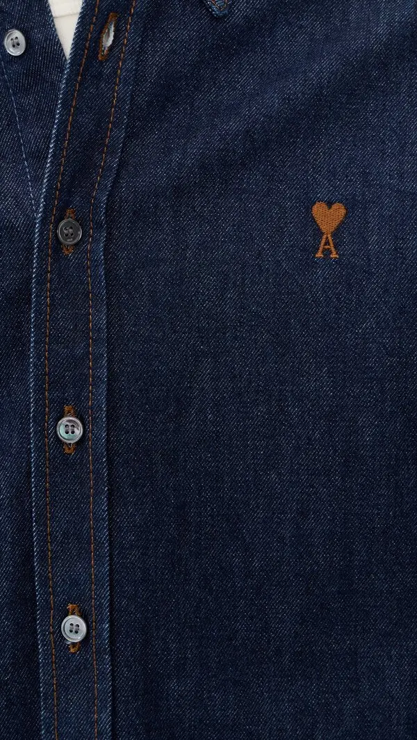 AMI Paris Raw Denim Shirt