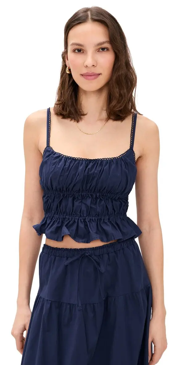 Peixoto Amelia Top - Navy