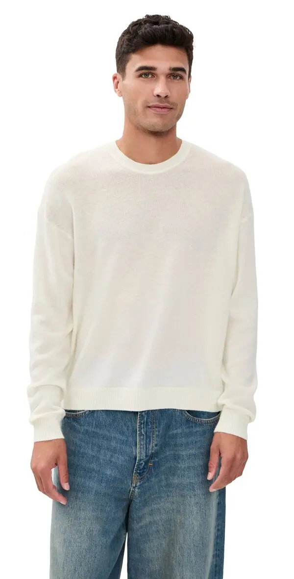 FRAME Cashmere Blend Crewneck Sweater
