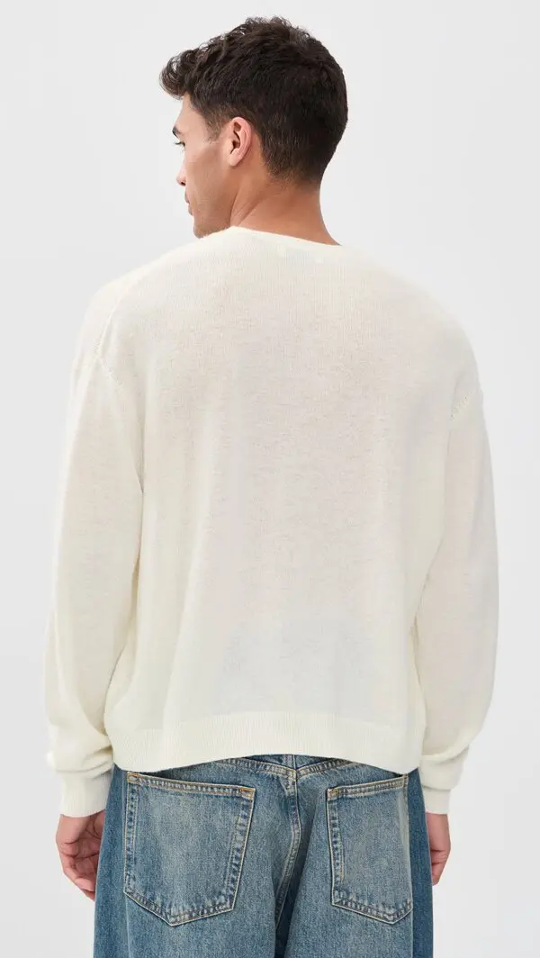 FRAME Cashmere Blend Crewneck Sweater