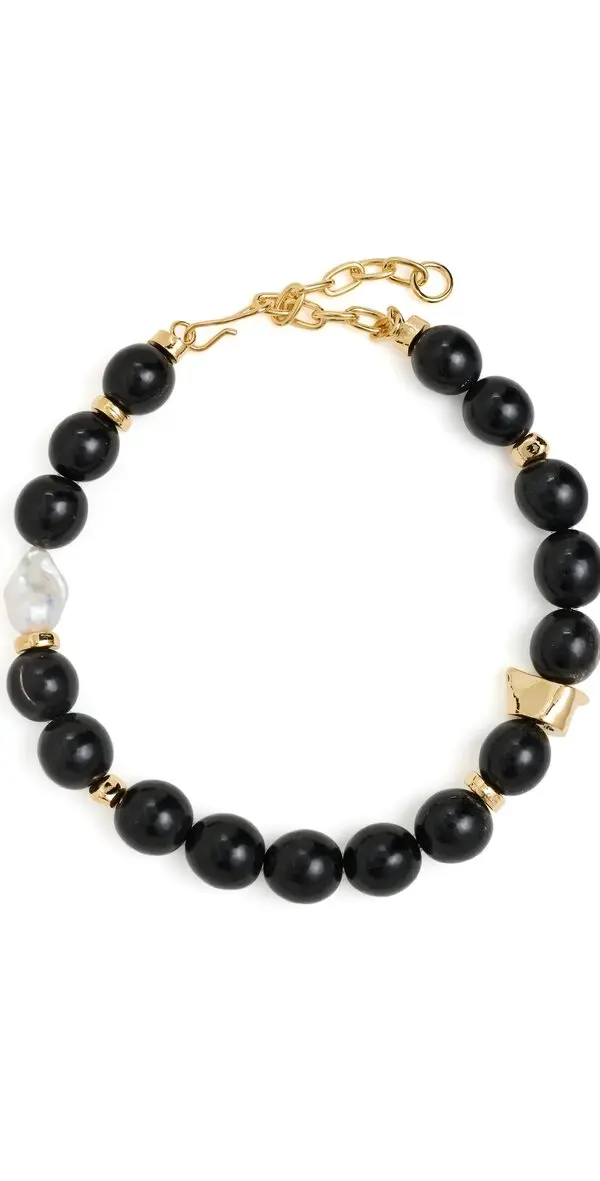 LIZZIE FORTUNATO Oria Necklace - Black