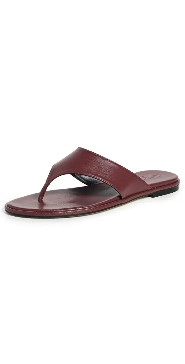 AeydĒ Amaya Nappa Leather Sandals - Port