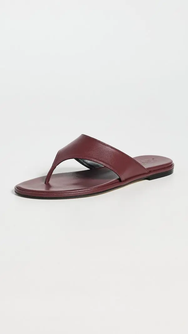 AeydĒ Amaya Nappa Leather Sandals - Port