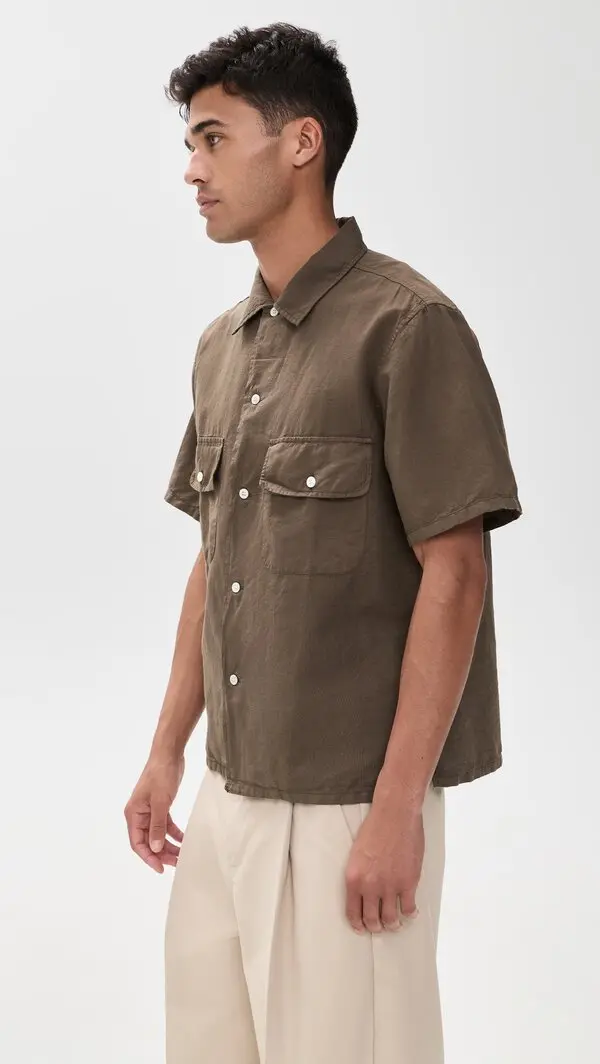KNICKERBOCKER Cotton Linen Shirt