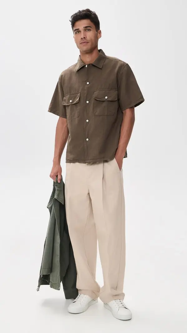 KNICKERBOCKER Cotton Linen Shirt