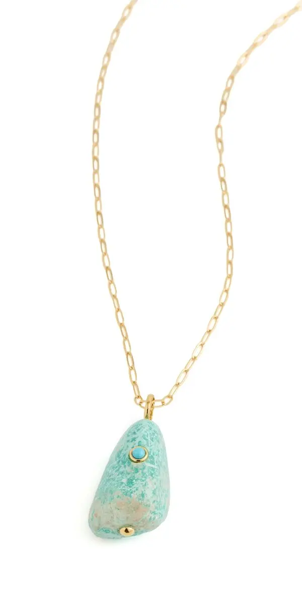 LIZZIE FORTUNATO Darya Turquoise Necklace - Blue