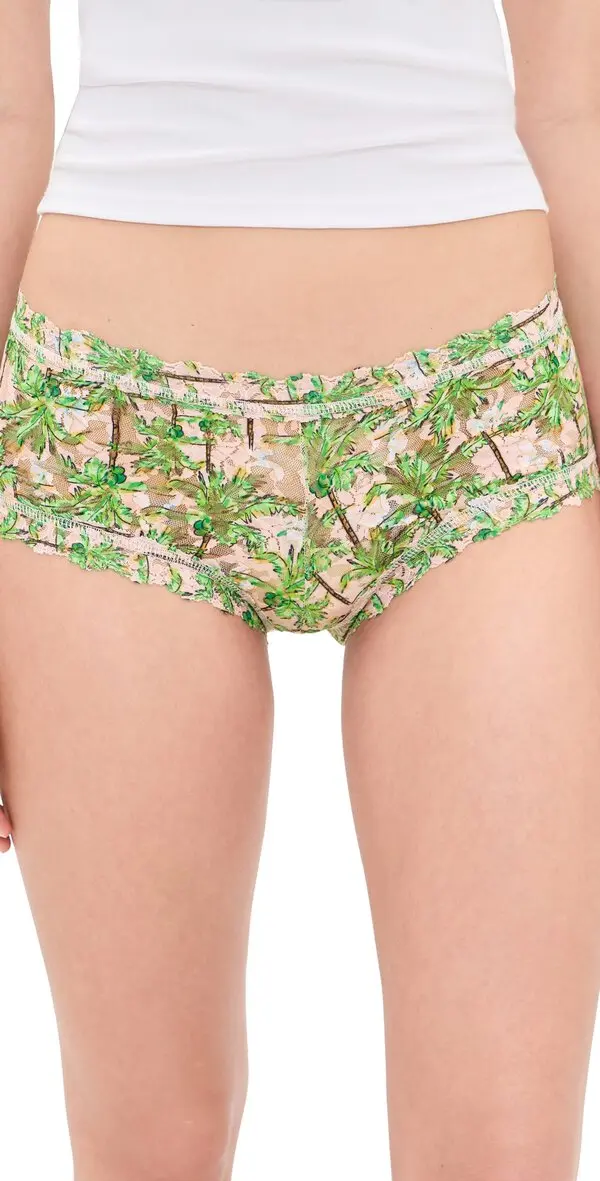 Hanky Panky Printed Boyshorts - Palm Breeze