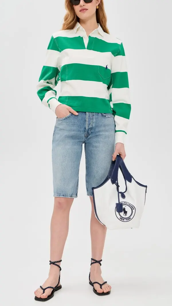 Polo Ralph Lauren Logo Canvas Tote - Paper