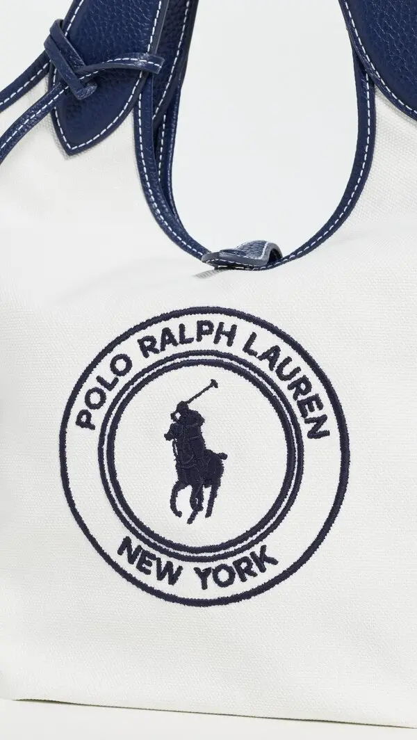 Polo Ralph Lauren Logo Canvas Tote - Paper