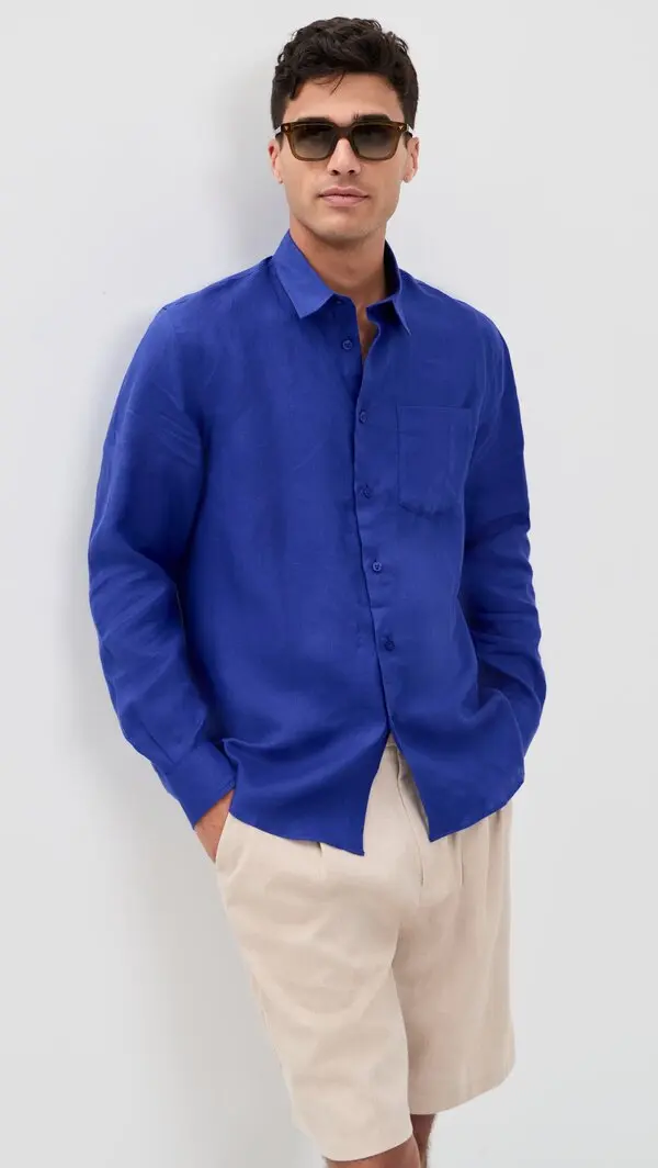 Vilebrequin Caroubis Linen Shirt - Marrakech