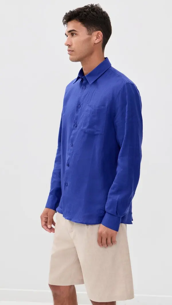Vilebrequin Caroubis Linen Shirt - Marrakech