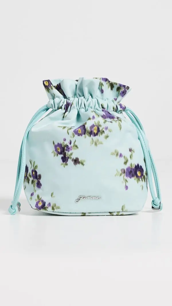 GANNI Printed Nylon Pouch