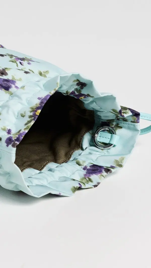 GANNI Printed Nylon Pouch