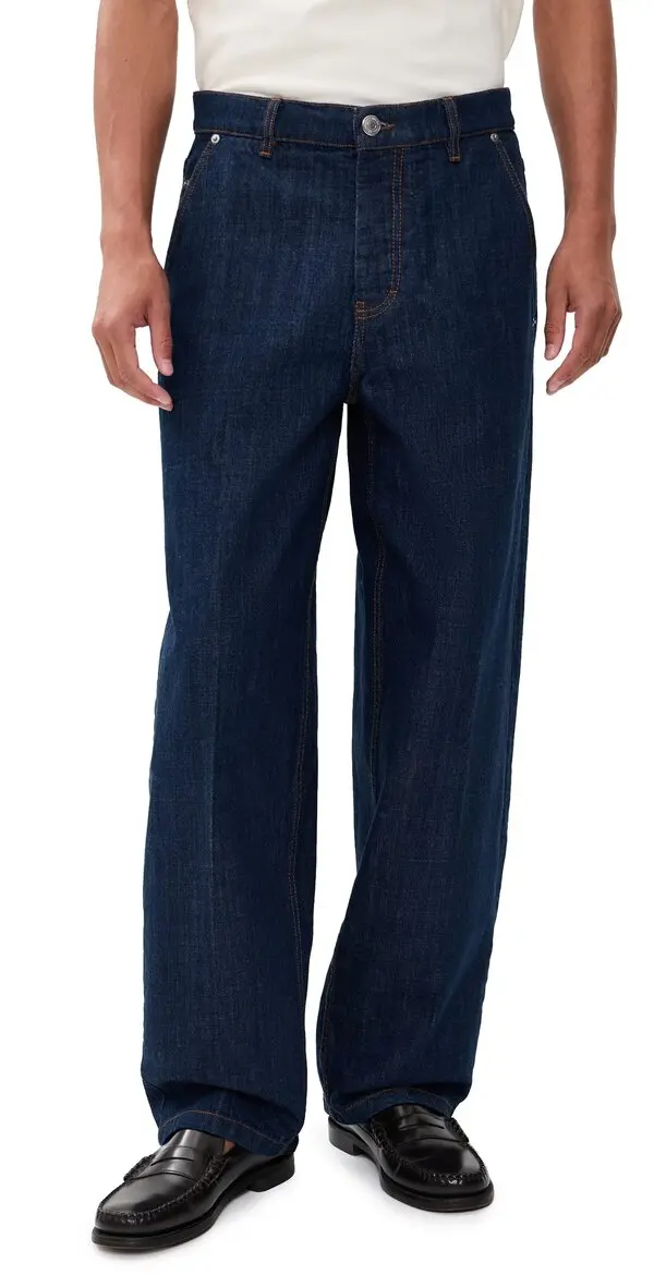 AMI Paris Balloon Fit Jeans - Indigo