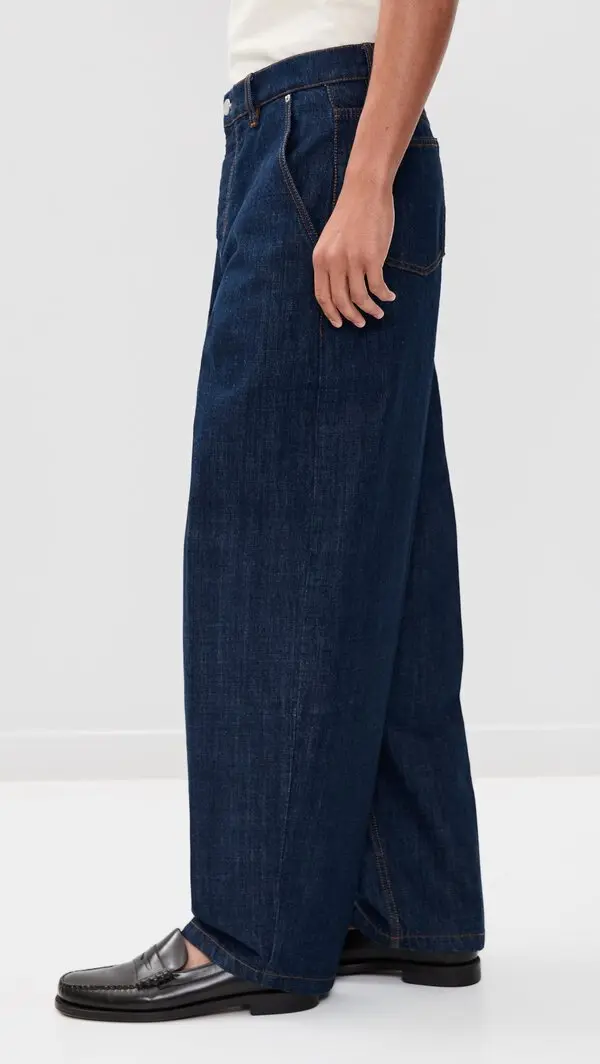 AMI Paris Balloon Fit Jeans - Indigo
