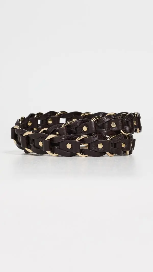 Madewell Woven Ring Belt - Coffee Bean