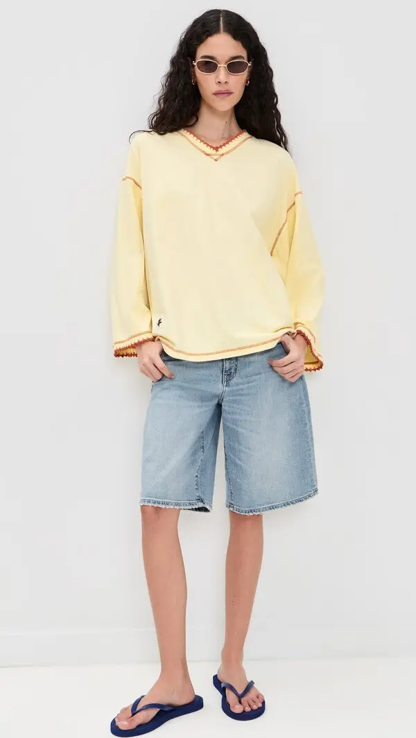 CIAO CIAO VACATION Lita Lobster Ace Long Sleeve Tee