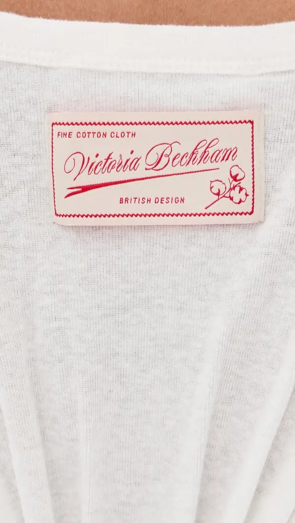 Victoria Beckham Split Tank Top - White
