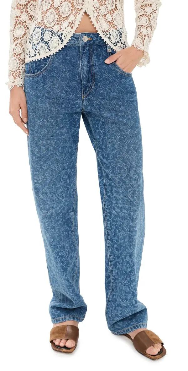 Isabel Marant Étoile Brinsa Straight Leg Jeans
