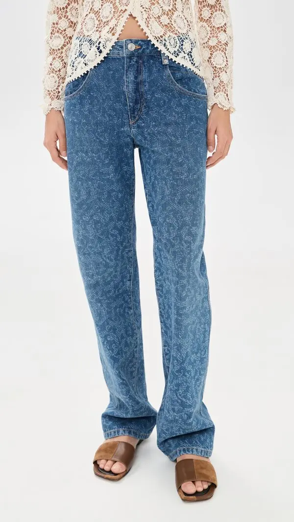 Isabel Marant Étoile Brinsa Straight Leg Jeans