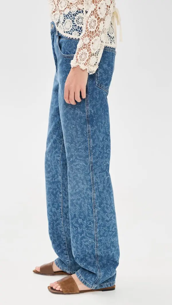 Isabel Marant Étoile Brinsa Straight Leg Jeans