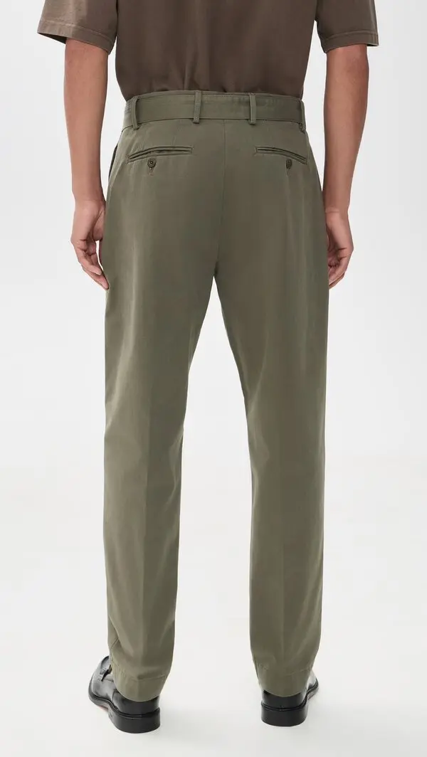 Officine Générale Pleated Twill Chinos
