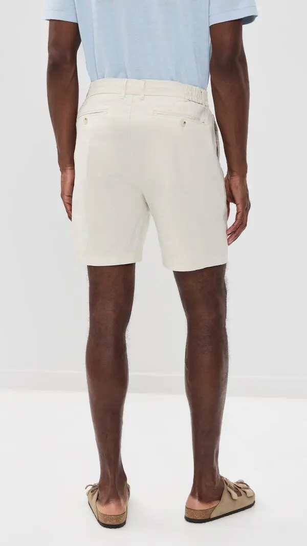 Onia Stretch Linen Shorts - Stone