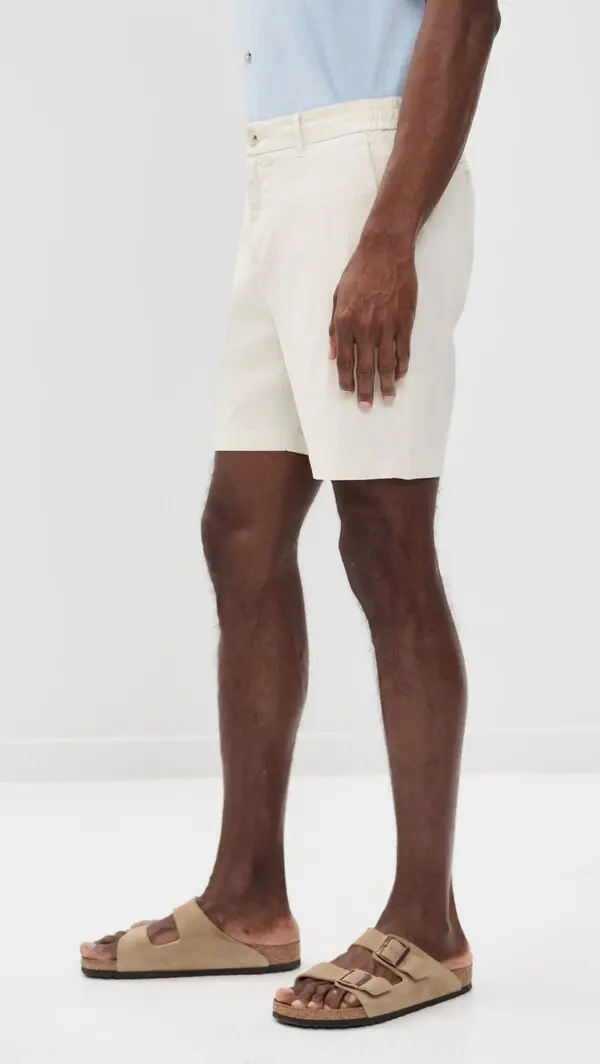 Onia Stretch Linen Shorts - Stone