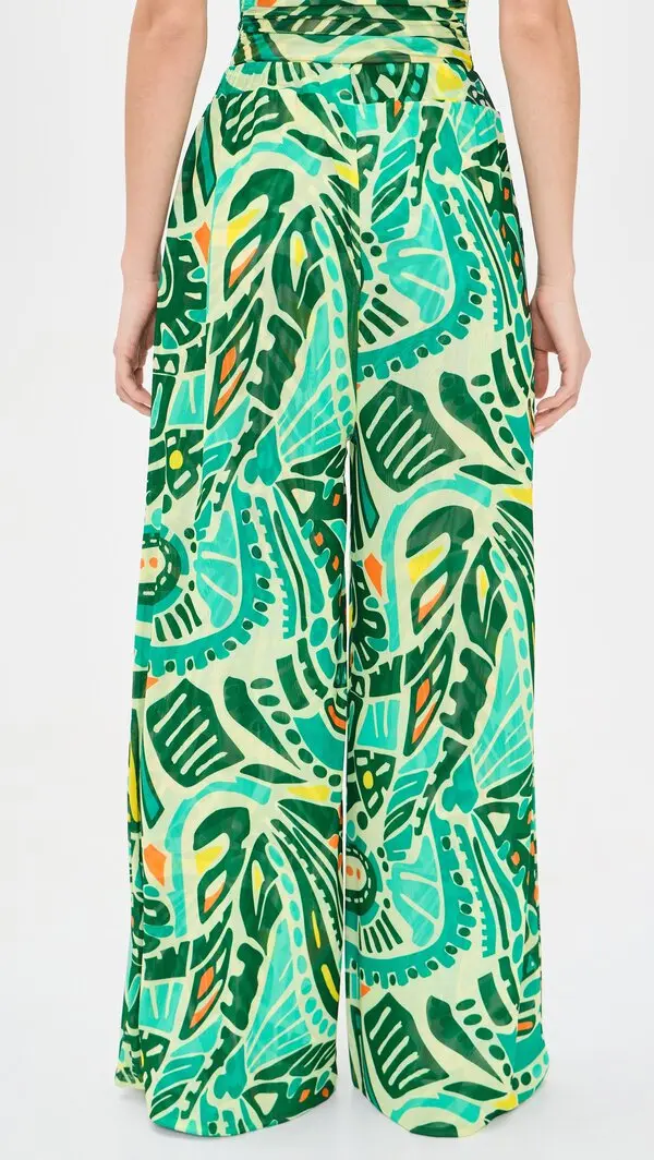 Eywasouls Malibu Seby Tropical Print Pants - Jungle Rhythm