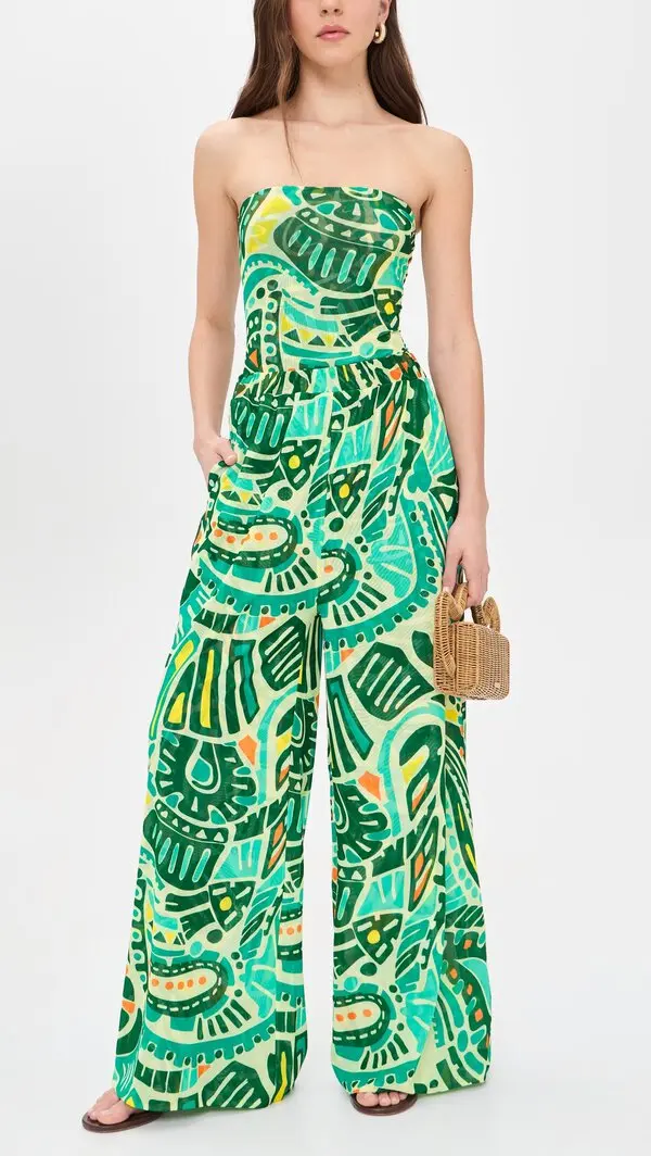 Eywasouls Malibu Seby Tropical Print Pants - Jungle Rhythm