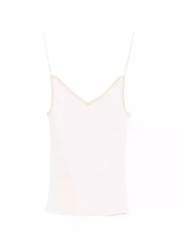 N°21 Ribbed Camisole With Contrast Trim
