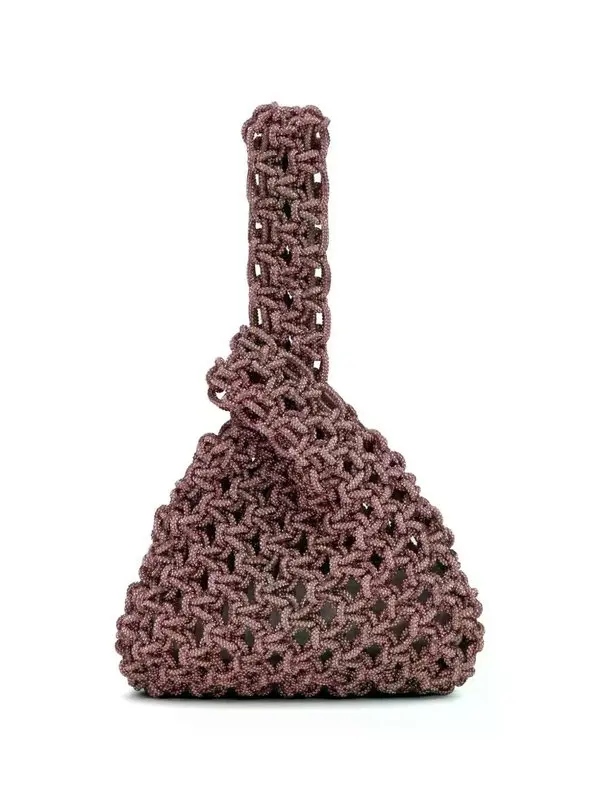 HIBOURAMA Niky Knot Clutch - Neutrals