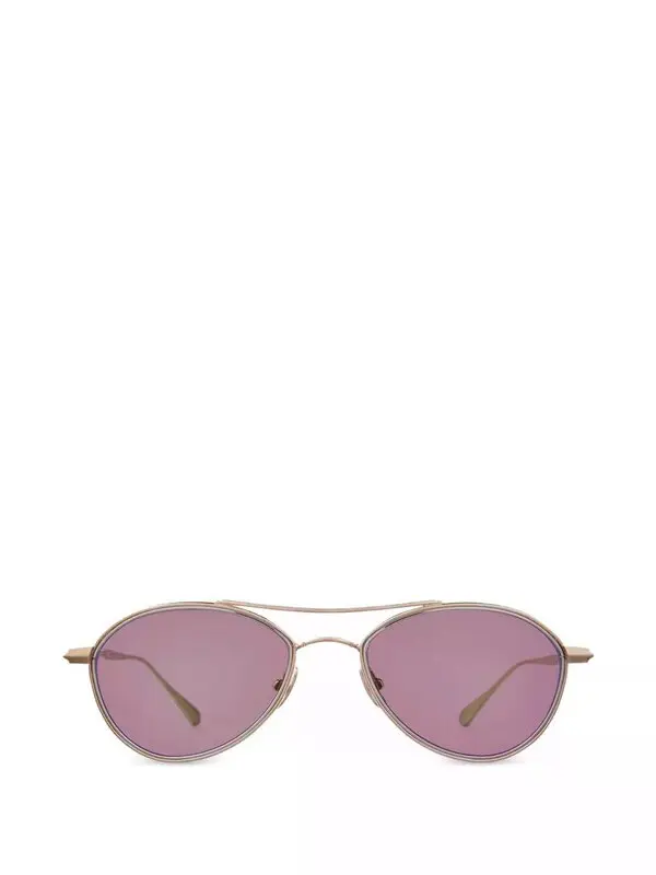 MR. LEIGHT Bennett S Pilot-frame Sunglasses - Gold