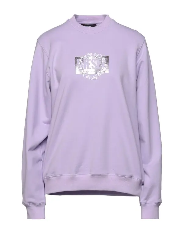 DIESEL® Cotton-elastane Sweatshirt - Purple