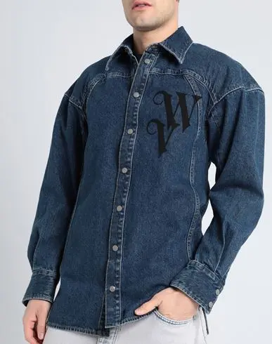 Buy VIVIENNE WESTWOOD Denim Overshirt In Recycled Cotton - Blue At 