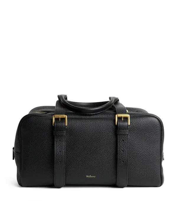 Mulberry Leather Boston Shoulder Bag - Black