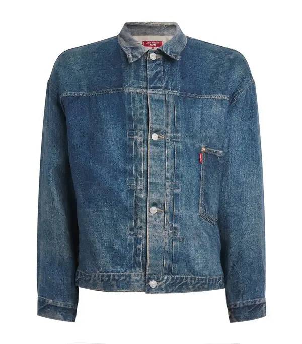 Junya Watanabe X Levi’s Distressed Denim Jacket - Purple