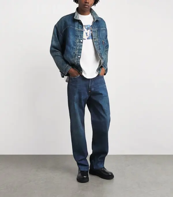 Junya Watanabe X Levi’s Distressed Denim Jacket - Purple