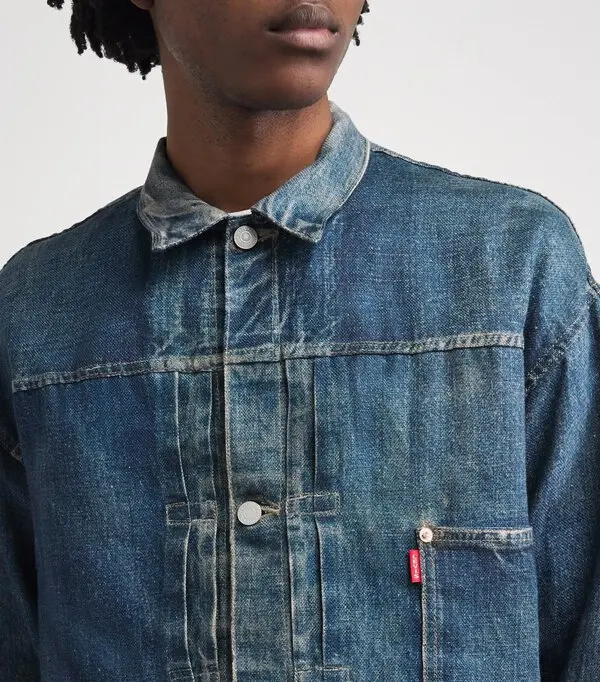 Junya Watanabe X Levi’s Distressed Denim Jacket - Purple