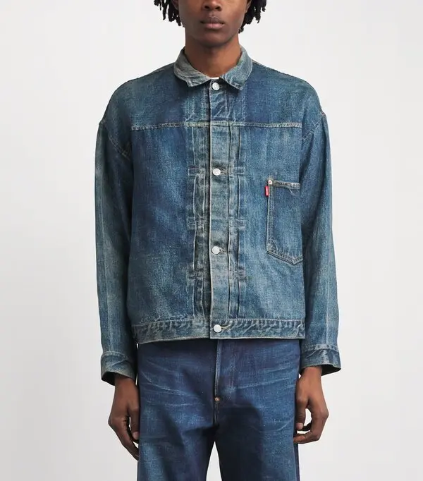 Junya Watanabe X Levi’s Distressed Denim Jacket - Purple