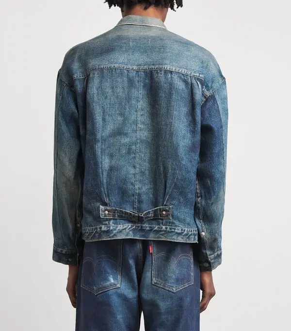 Junya Watanabe X Levi’s Distressed Denim Jacket - Purple