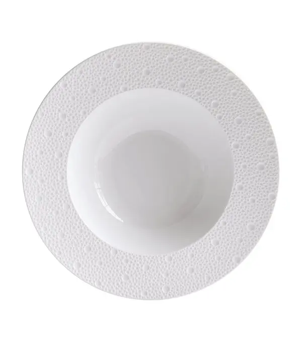 Bernardaud Ecume Soup Plate - White
