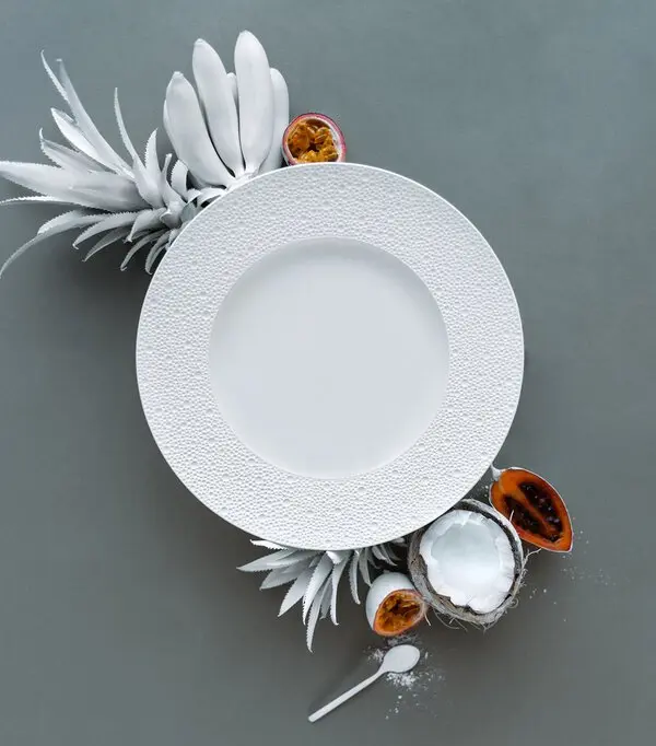 Bernardaud Ecume Dinner Plate - White