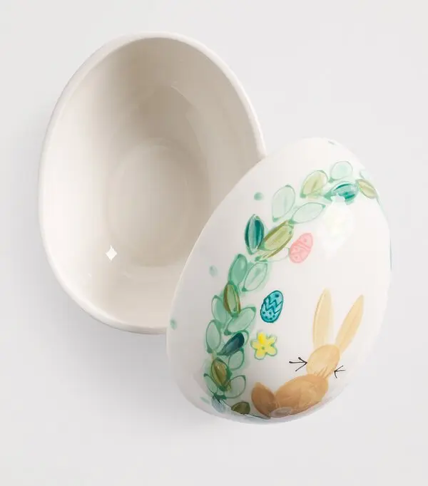 JAYNE REDMOND Large Easter Egg Trinket Box